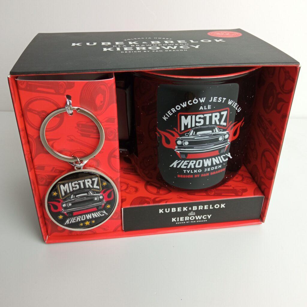 Zestaw kubek i brelok dla kierowcy Hobby MD02