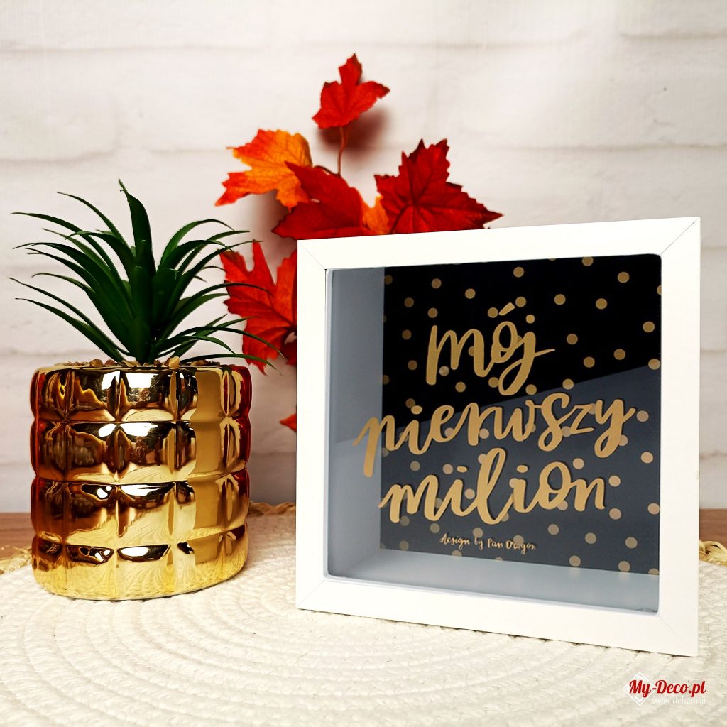 Skarbonka Pierwszy Milion urodziny prezent MD036